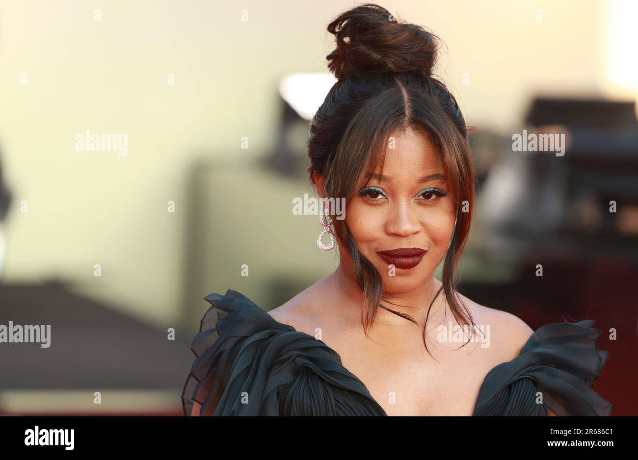 Dominique Fishback attends the "Transformers: Rise Of The Beasts ...