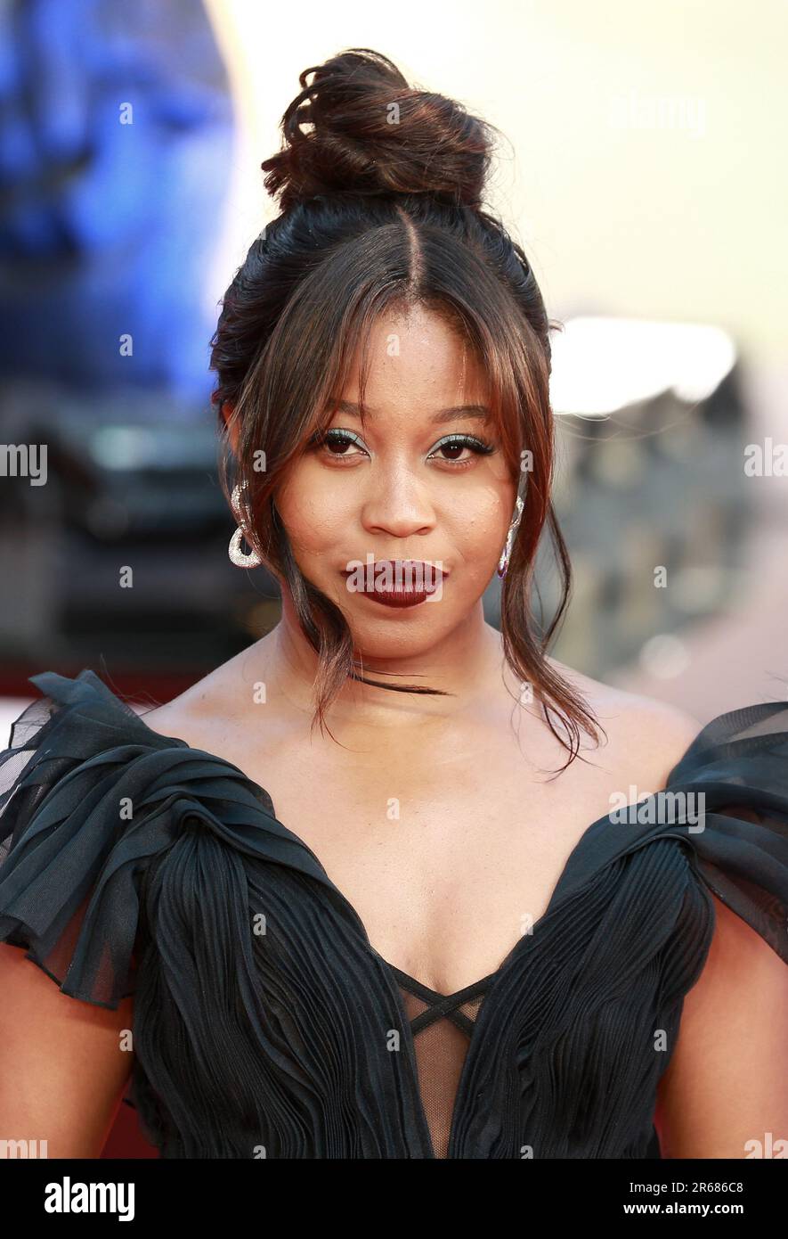 Dominique Fishback attends the "Transformers: Rise Of The Beasts ...