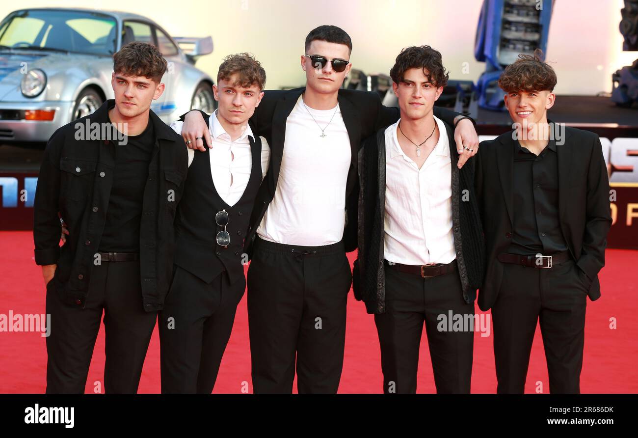 Here At Last attends the "Transformers: Rise Of The Beasts" European ...