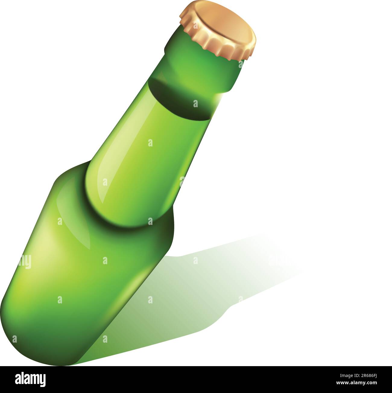 Beer bottle vector illustration hi-res stock photography and images - Alamy