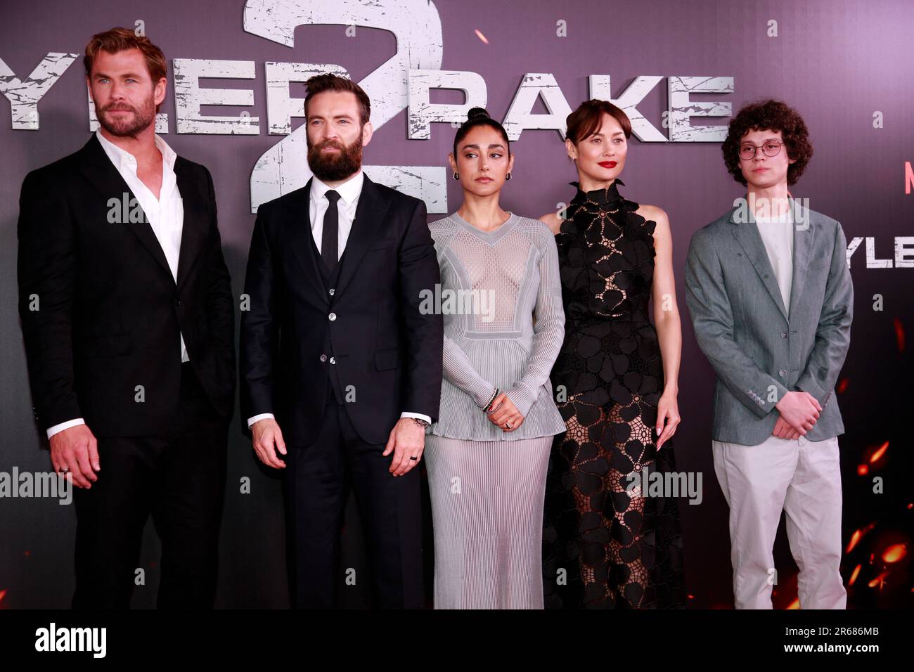 Chris Hemsworth, Sam Hargrave, Golshifteh Farahani and Olga Kurylenko ...