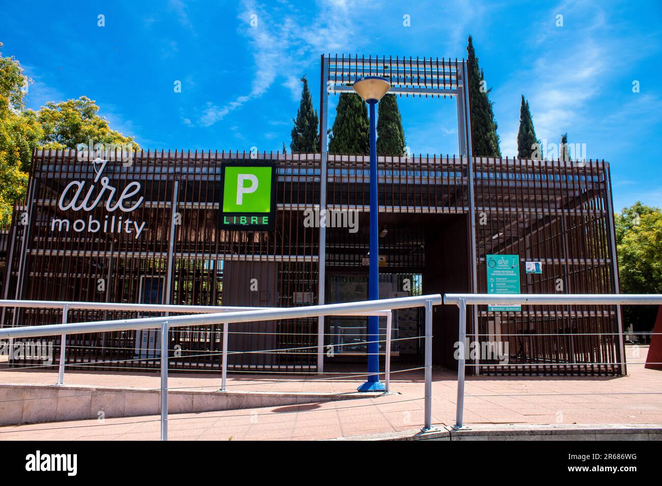 Seville, Spain - June 06, 2023 Architecture and cityscape of Cartuja ...