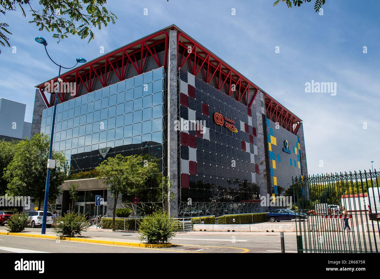 Seville, Spain - June 06, 2023 Architecture and cityscape of Cartuja ...