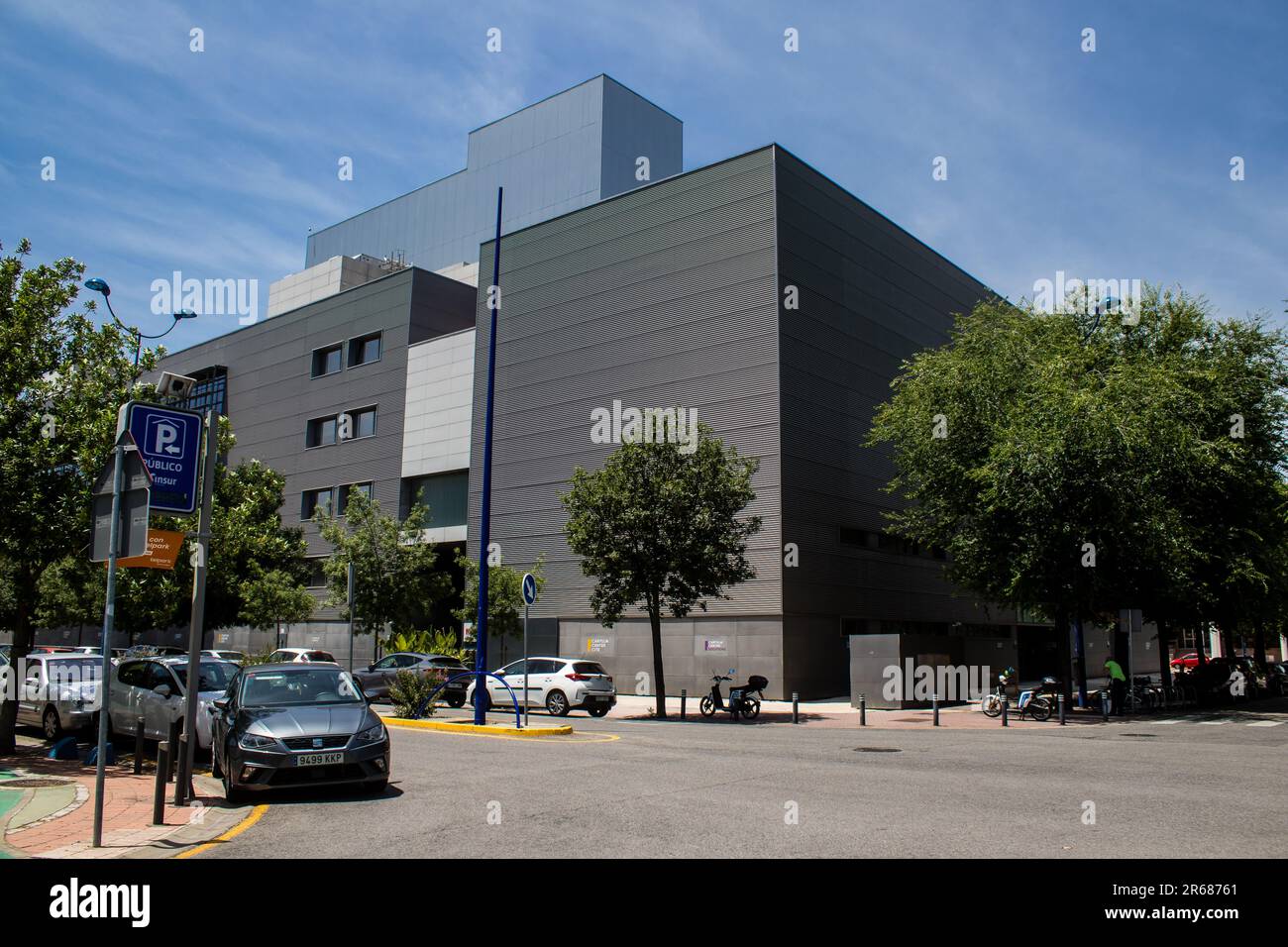 Seville, Spain - June 06, 2023 Architecture and cityscape of Cartuja ...