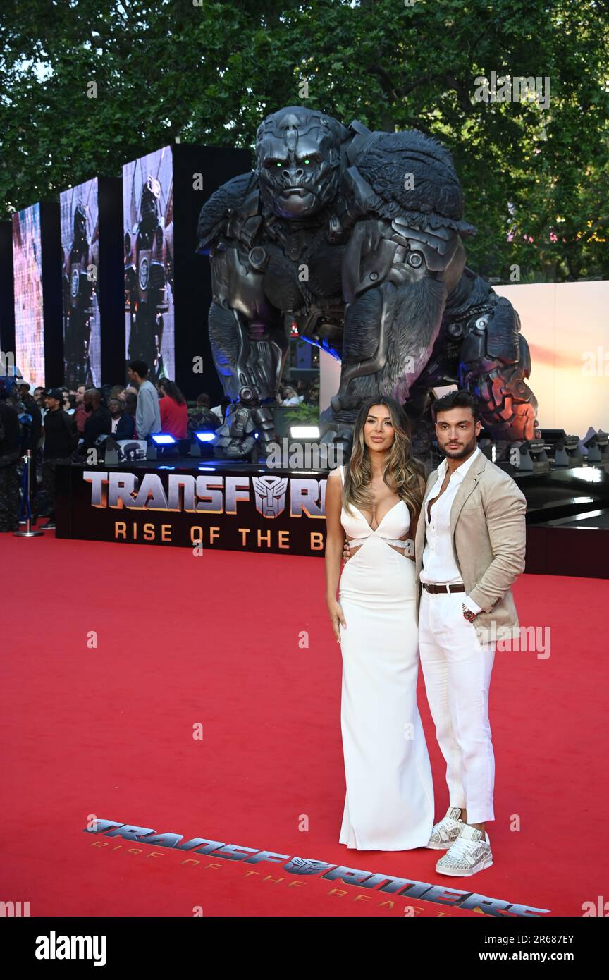 London, UK. 7th June, 2023. Ekin Su Culculoglu and Davide Sanclimenti ...