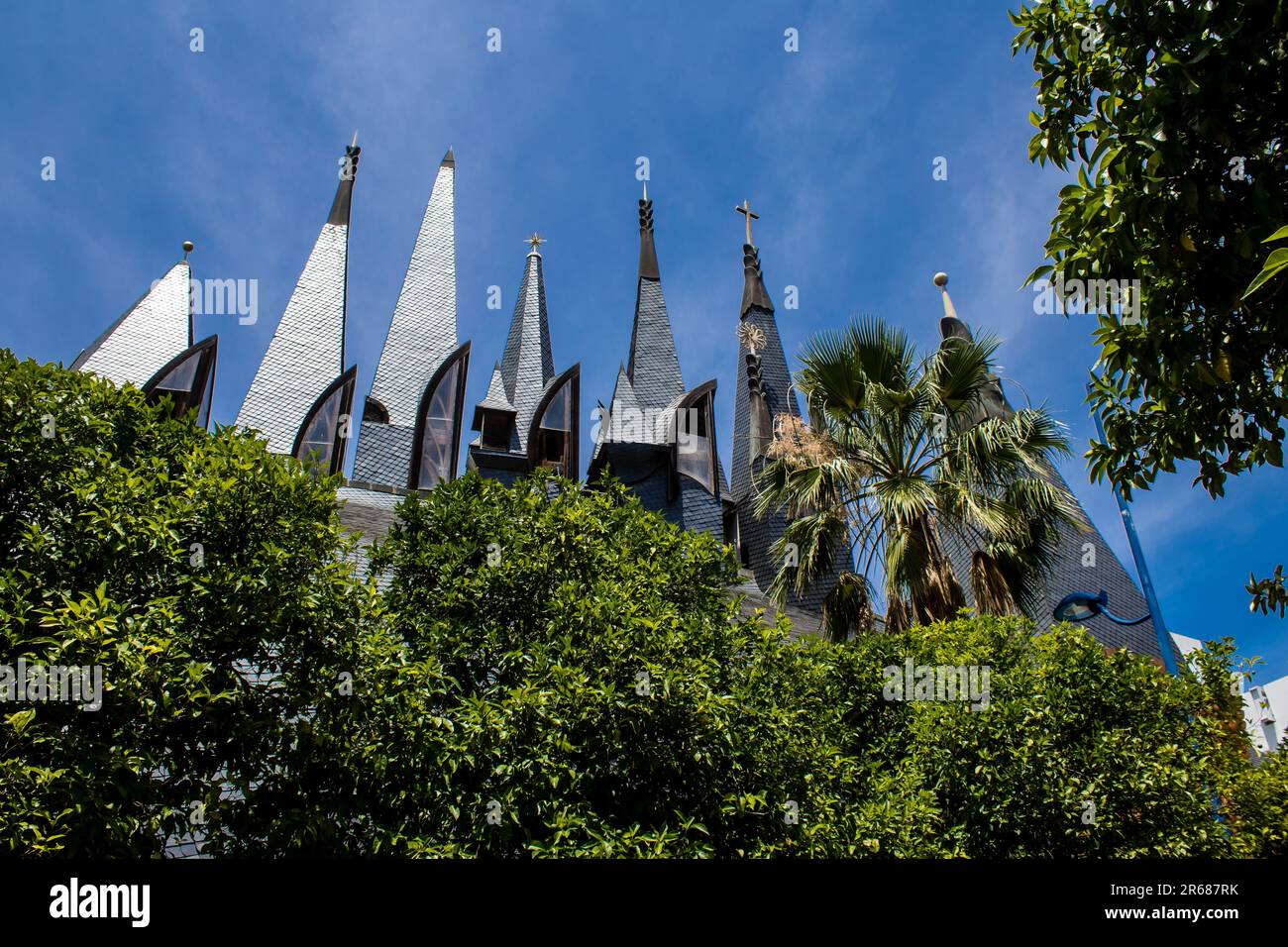 Seville, Spain - June 06, 2023 Architecture and cityscape of Cartuja ...
