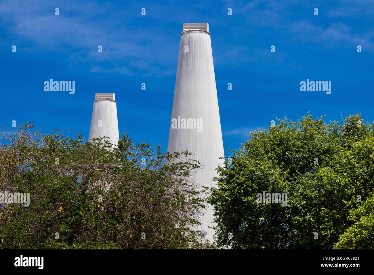 Seville, Spain - June 06, 2023 Architecture and cityscape of Cartuja ...