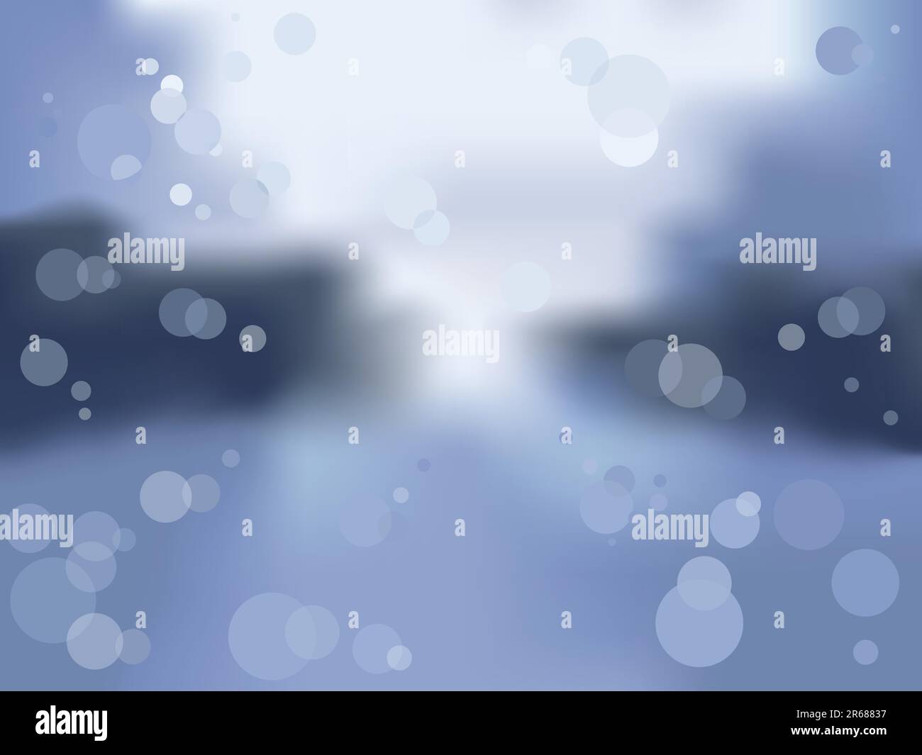 Vector picture of wet window with spots of light Stock Vector Image ...