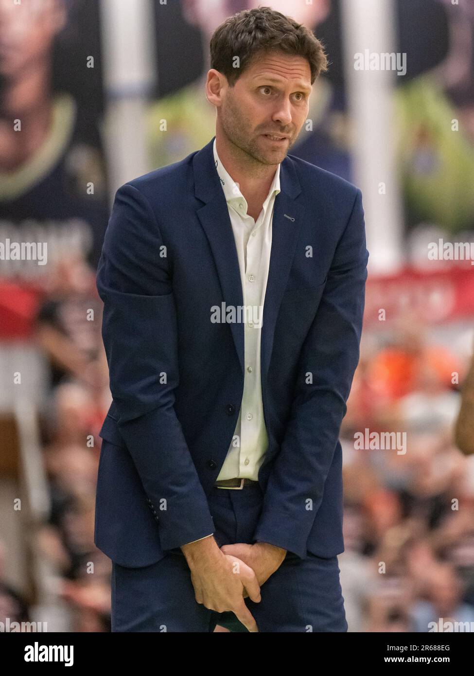 Headcoach sam rotsaert of charleroi hi-res stock photography and images ...