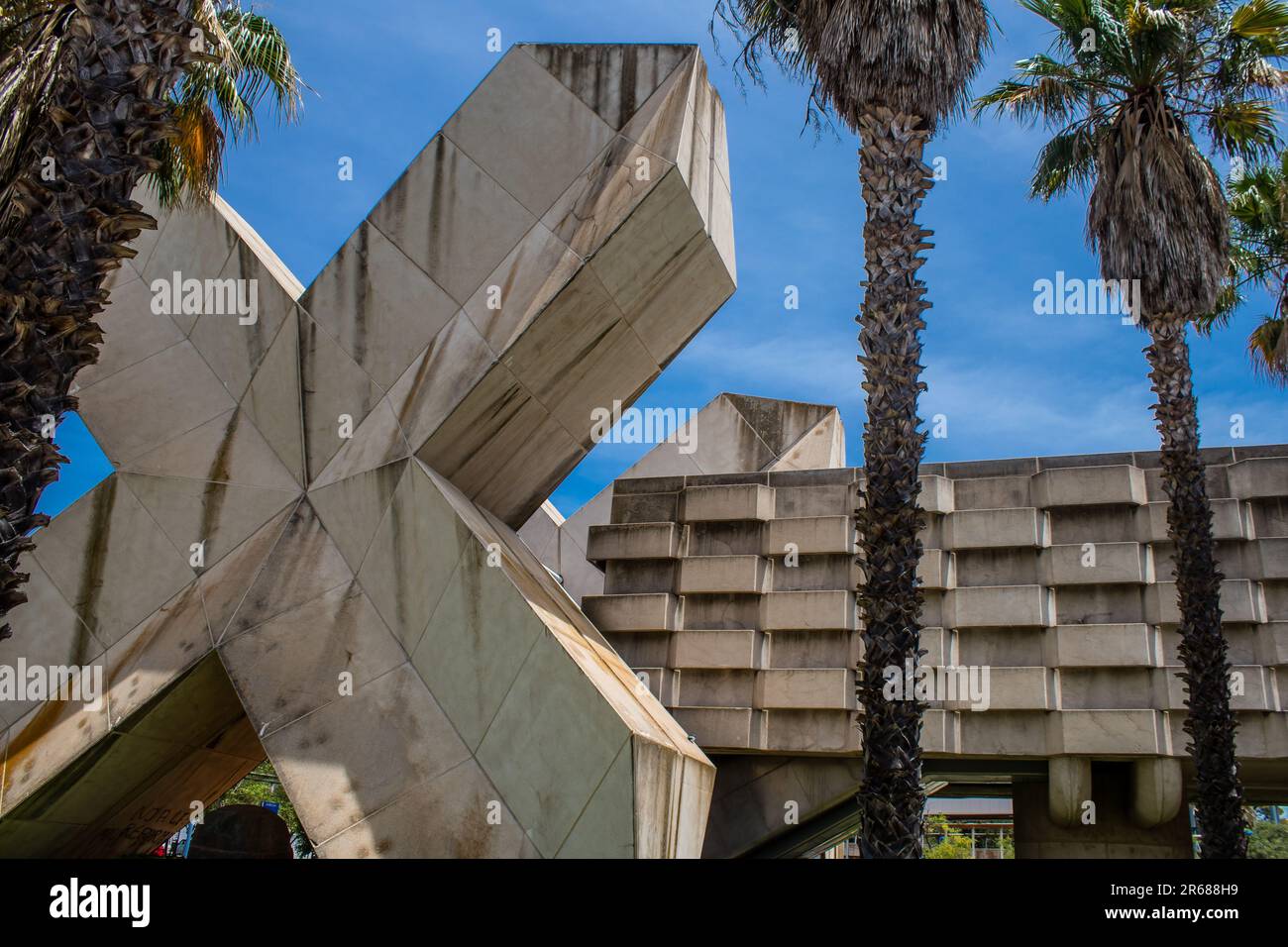 Seville, Spain - June 06, 2023 Architecture and cityscape of Cartuja ...