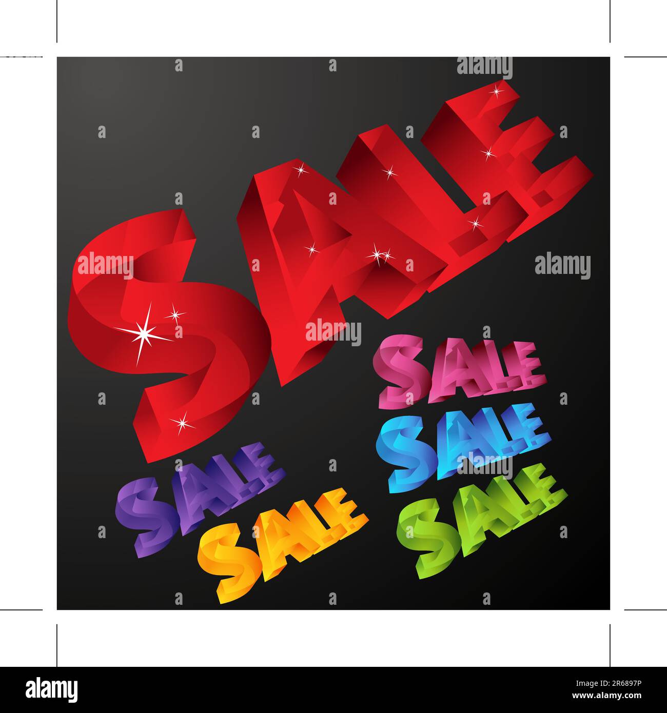3d sale Stock Vector Images - Alamy