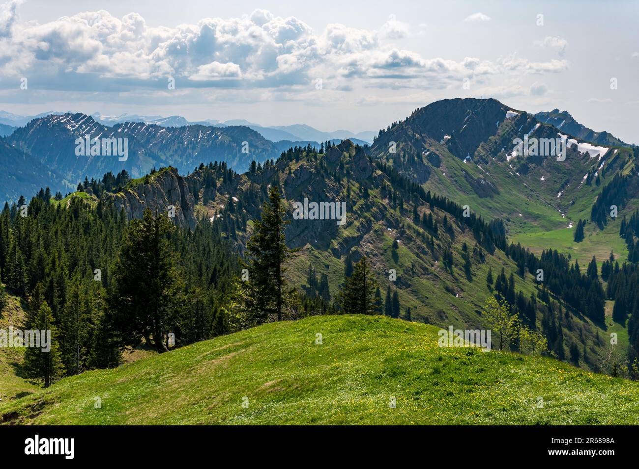 Beautiful Spring Hike at the Nagelfluhkette in Allgau from Gunzesried ...