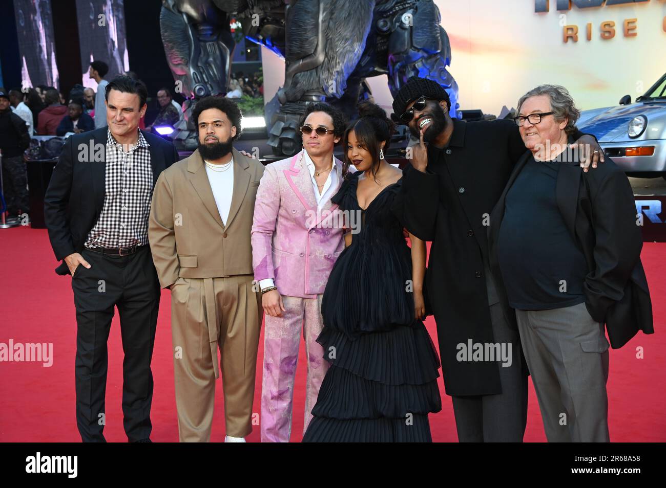 London, UK. 7th June, 2023. Casts Transformers: Rise of the Beasts ...