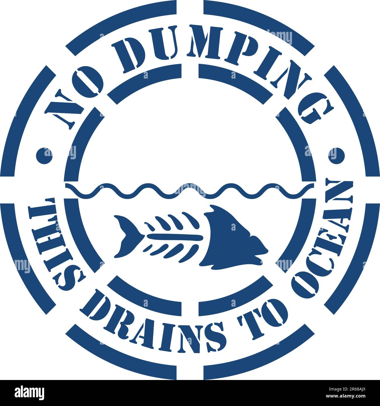 An image of a no dumping sign Stock Vector Image & Art - Alamy