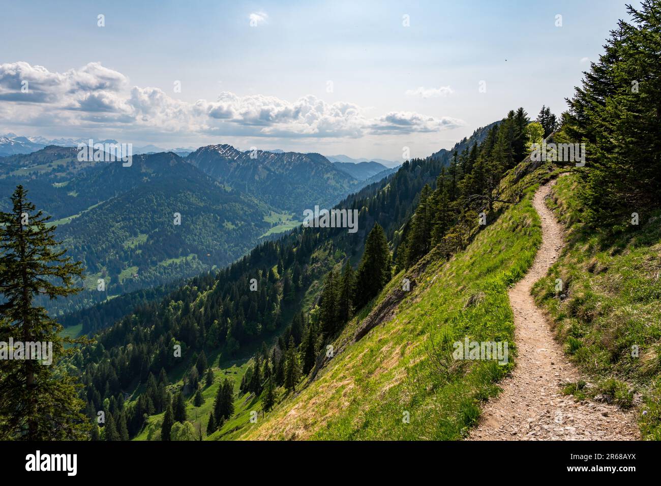 Beautiful Spring Hike at the Nagelfluhkette in Allgau from Gunzesried ...