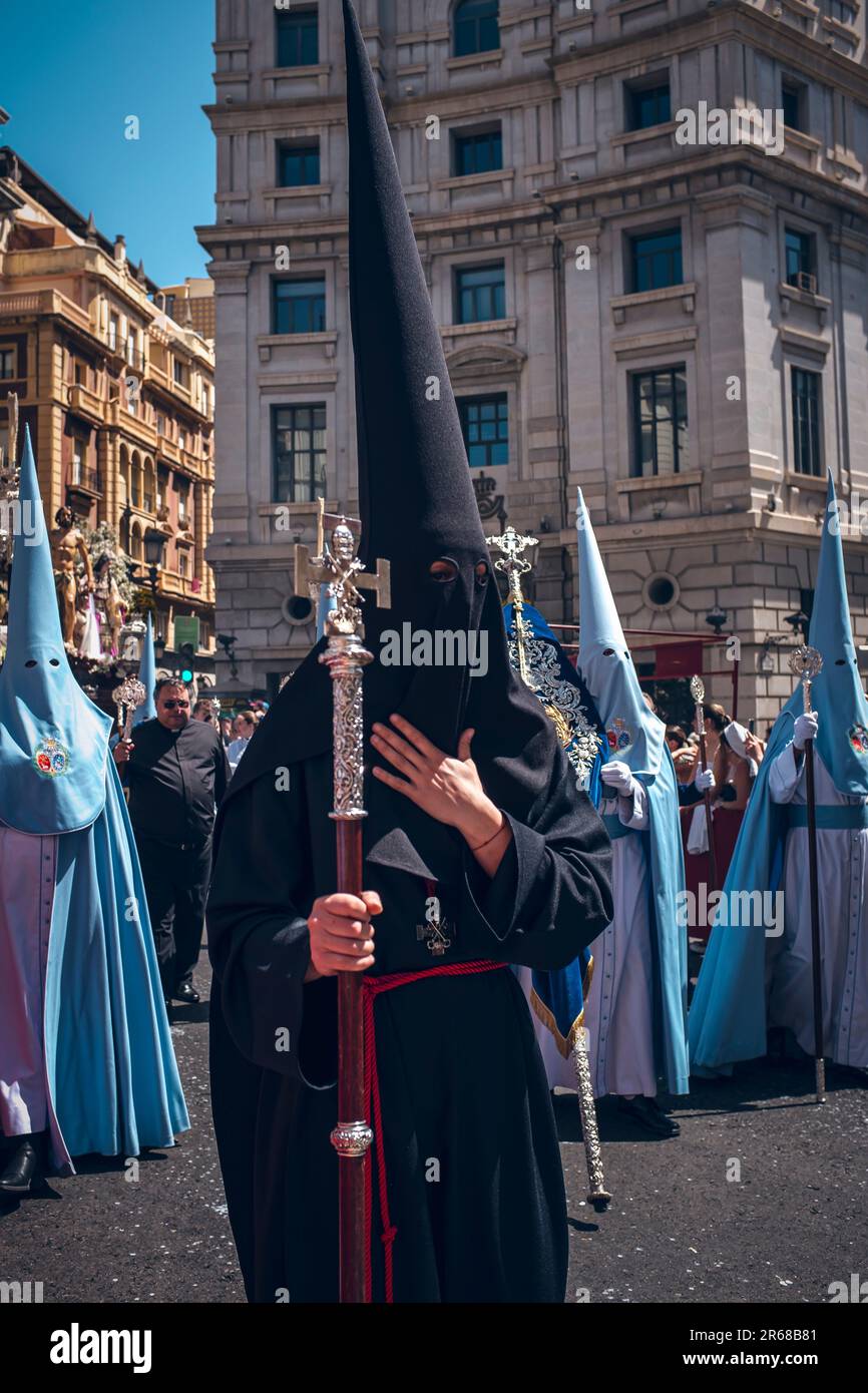 Holy week procession at granada hi-res stock photography and images - Alamy