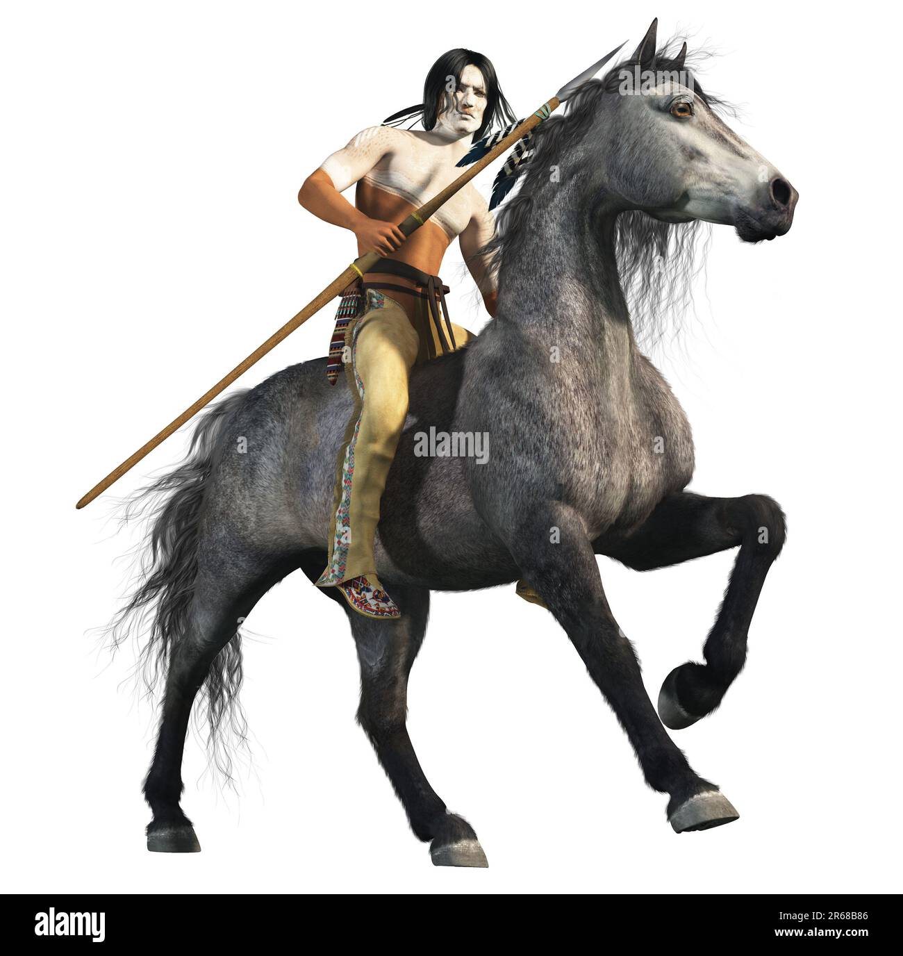Comanche horse Cut Out Stock Images & Pictures - Alamy