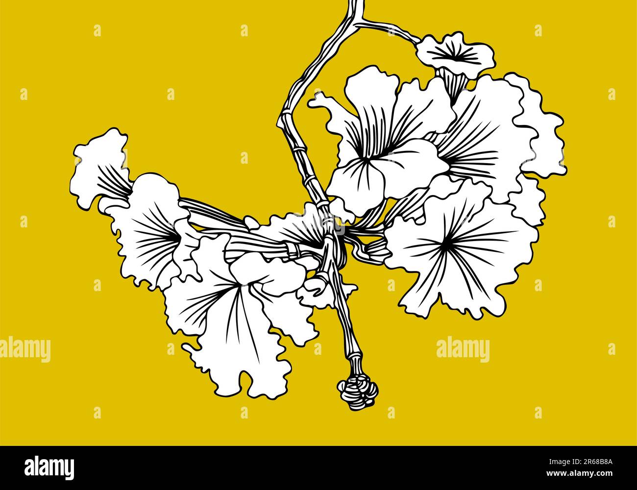 Large tree growing Stock Vector Images - Alamy