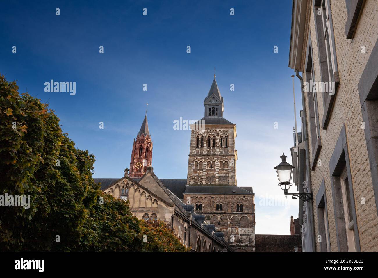 Picture of the basilica of Saint Servatius church, in Maastricht ...