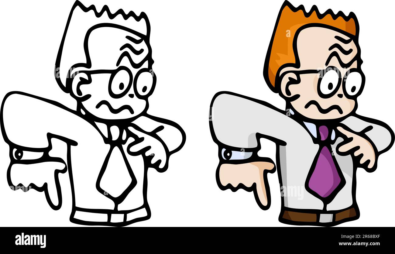 Pathetic man Stock Vector Images - Alamy