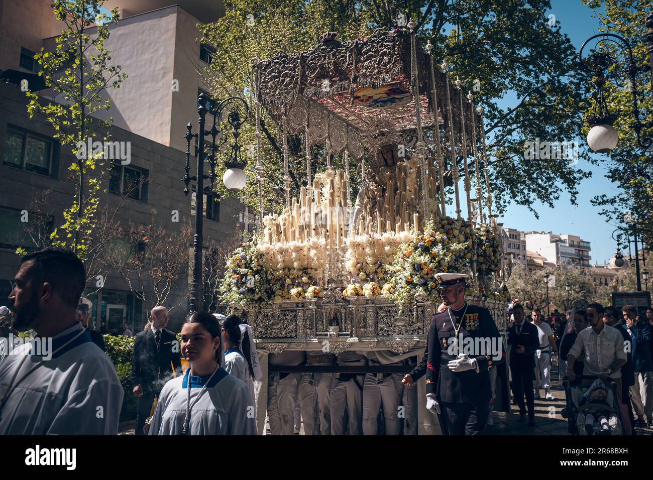 Step of the Holy Week in Andalusia Stock Photo - Alamy