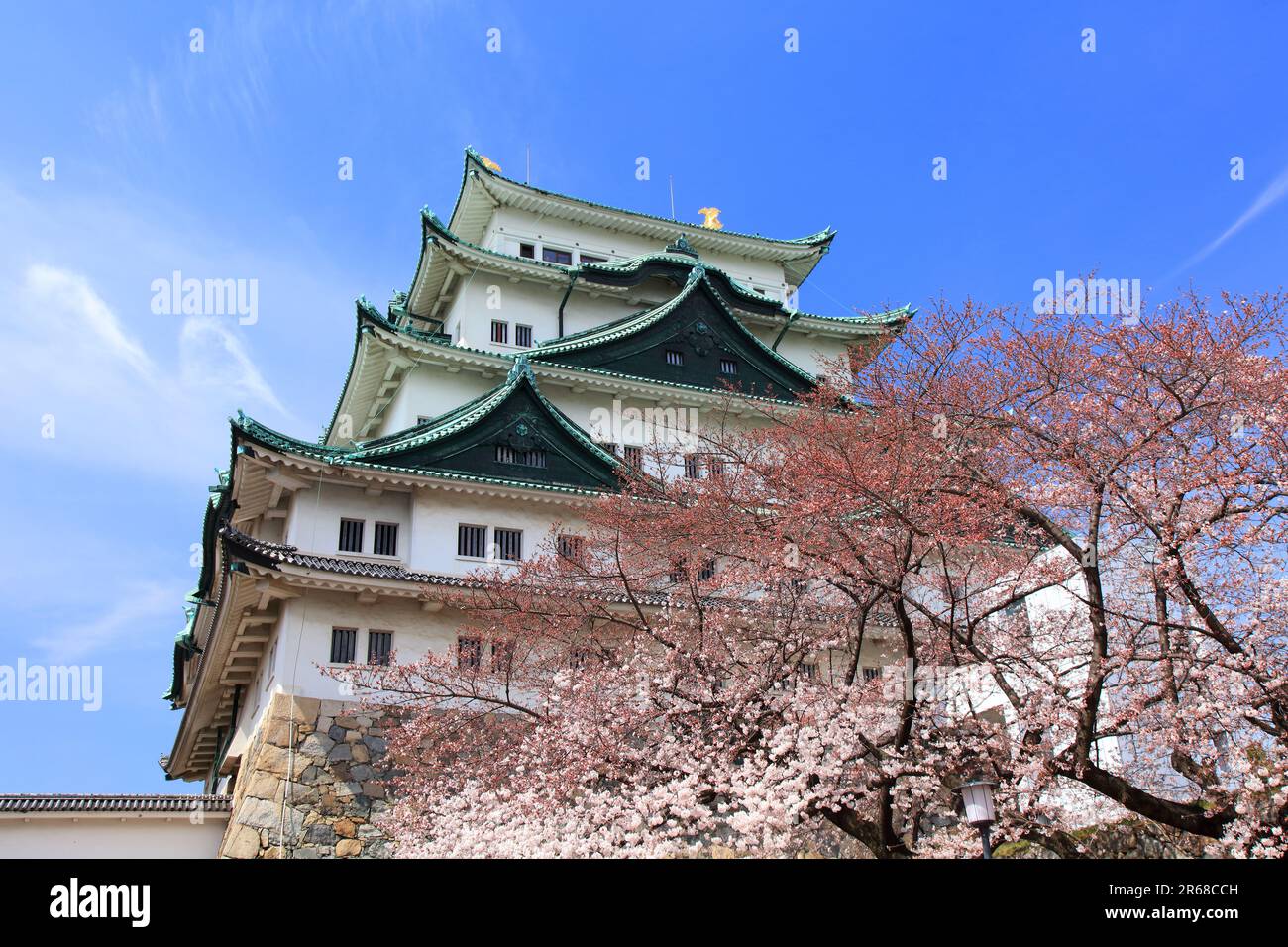 Nagoya Castle in Spring Stock Photo - Alamy