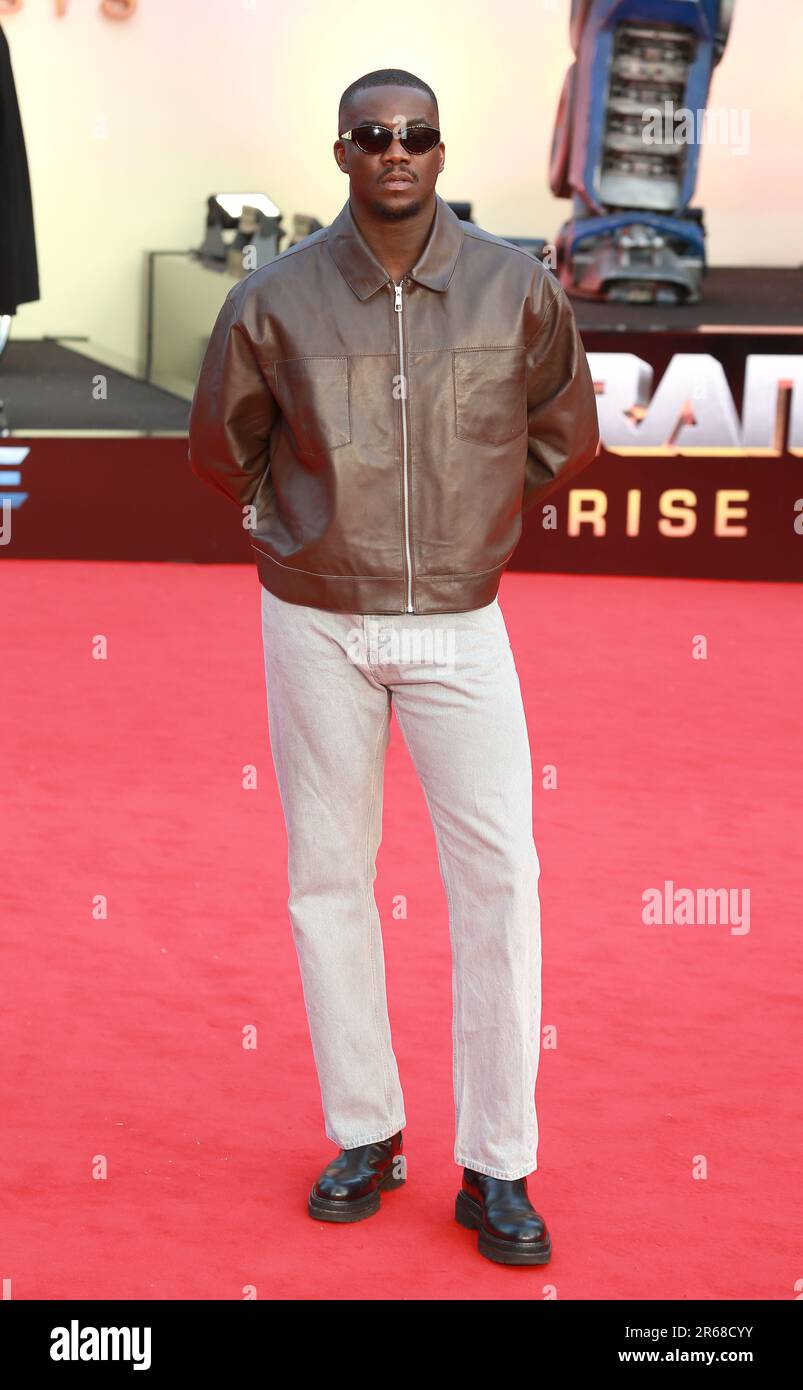London, UK. 07th June, 2023. Jacobs Banks attends the "Transformers ...