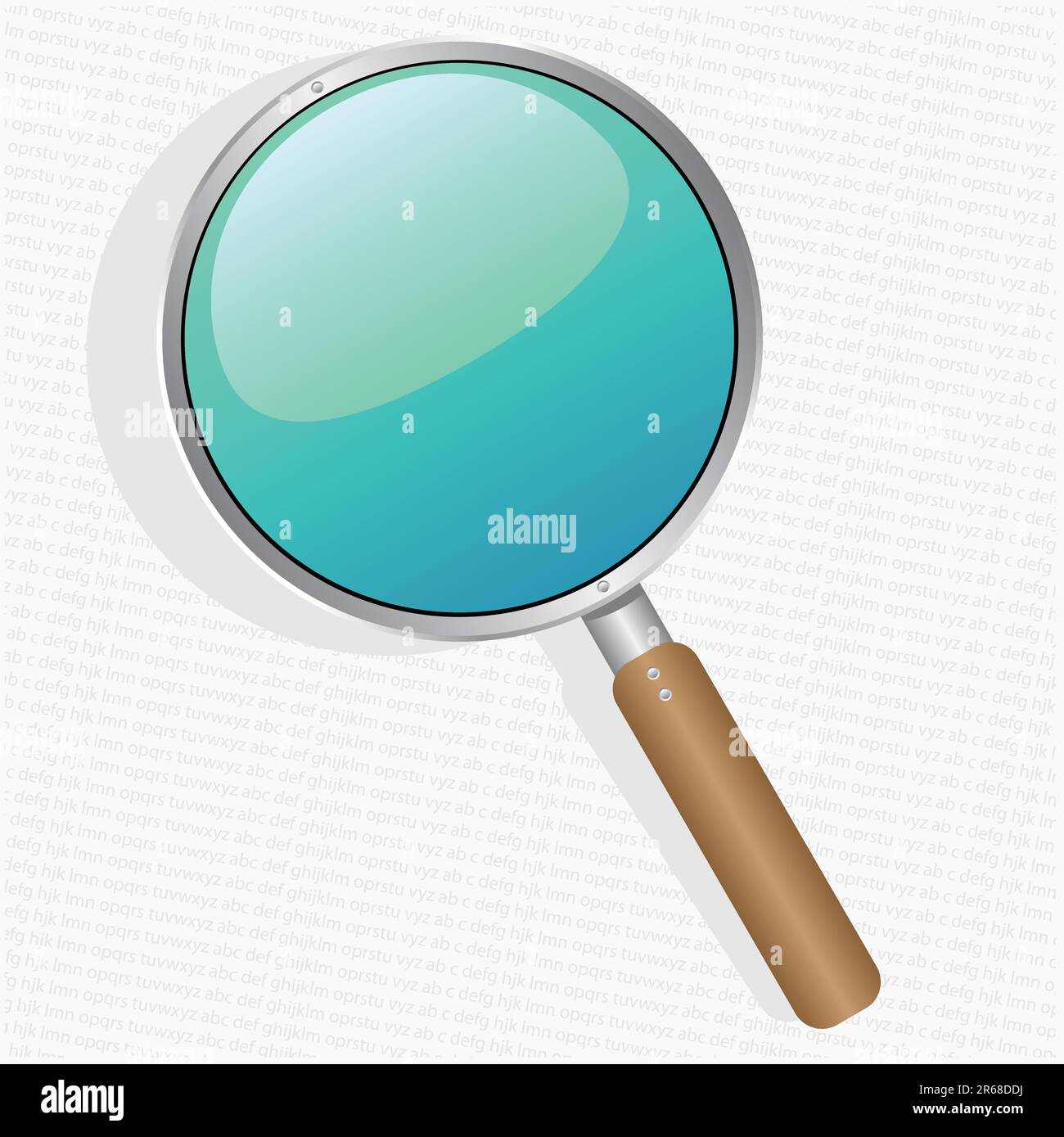 vector illustration of a magnifier Stock Vector Image & Art - Alamy