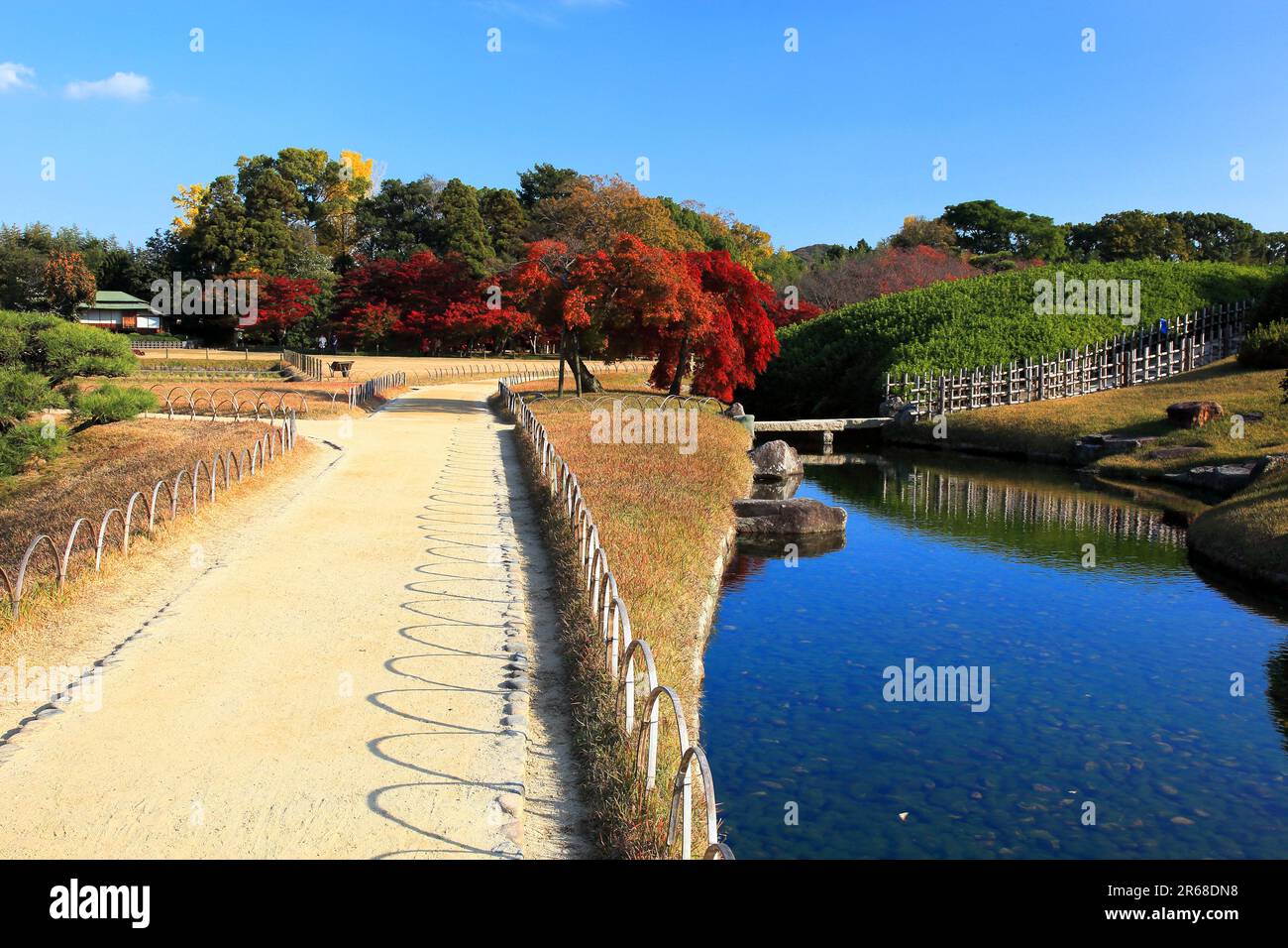 Okayama Korakuen Garden in Autumn Stock Photo - Alamy