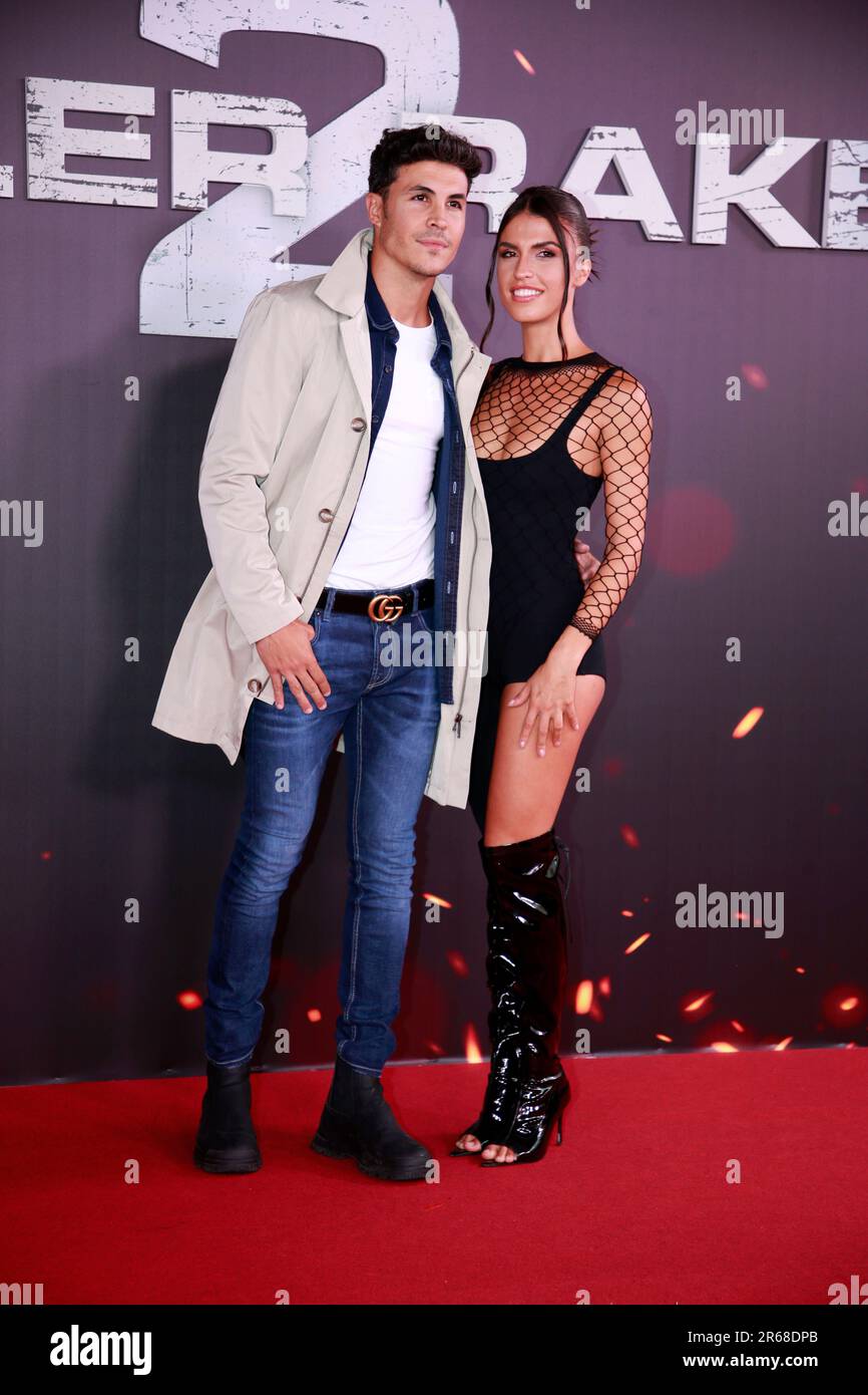 Sofía Suescun and Kiko JIménez during the premiere of the film, 'Tyler ...