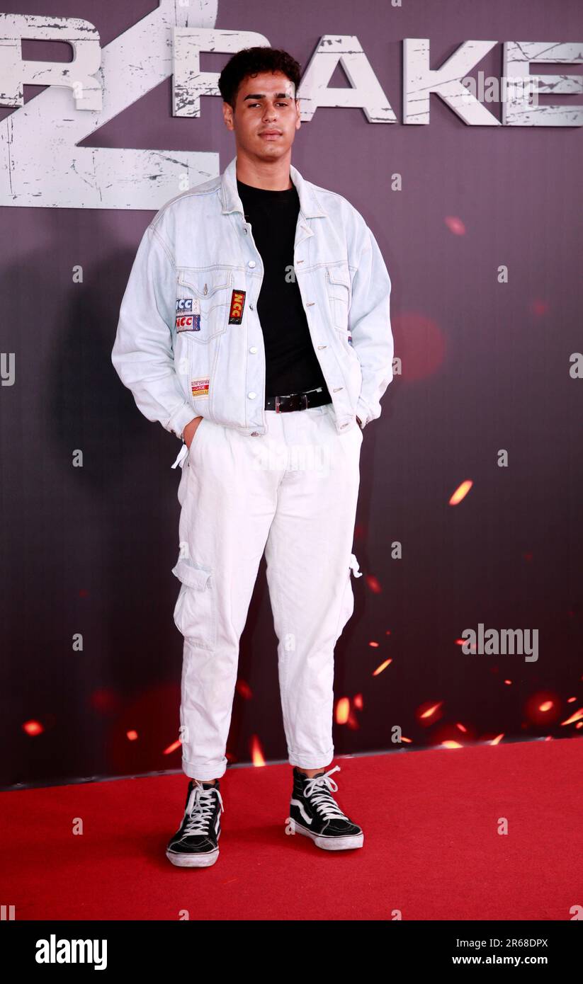 Anuar Beno during the premiere of the film, 'Tyler Rake 2', directed by ...