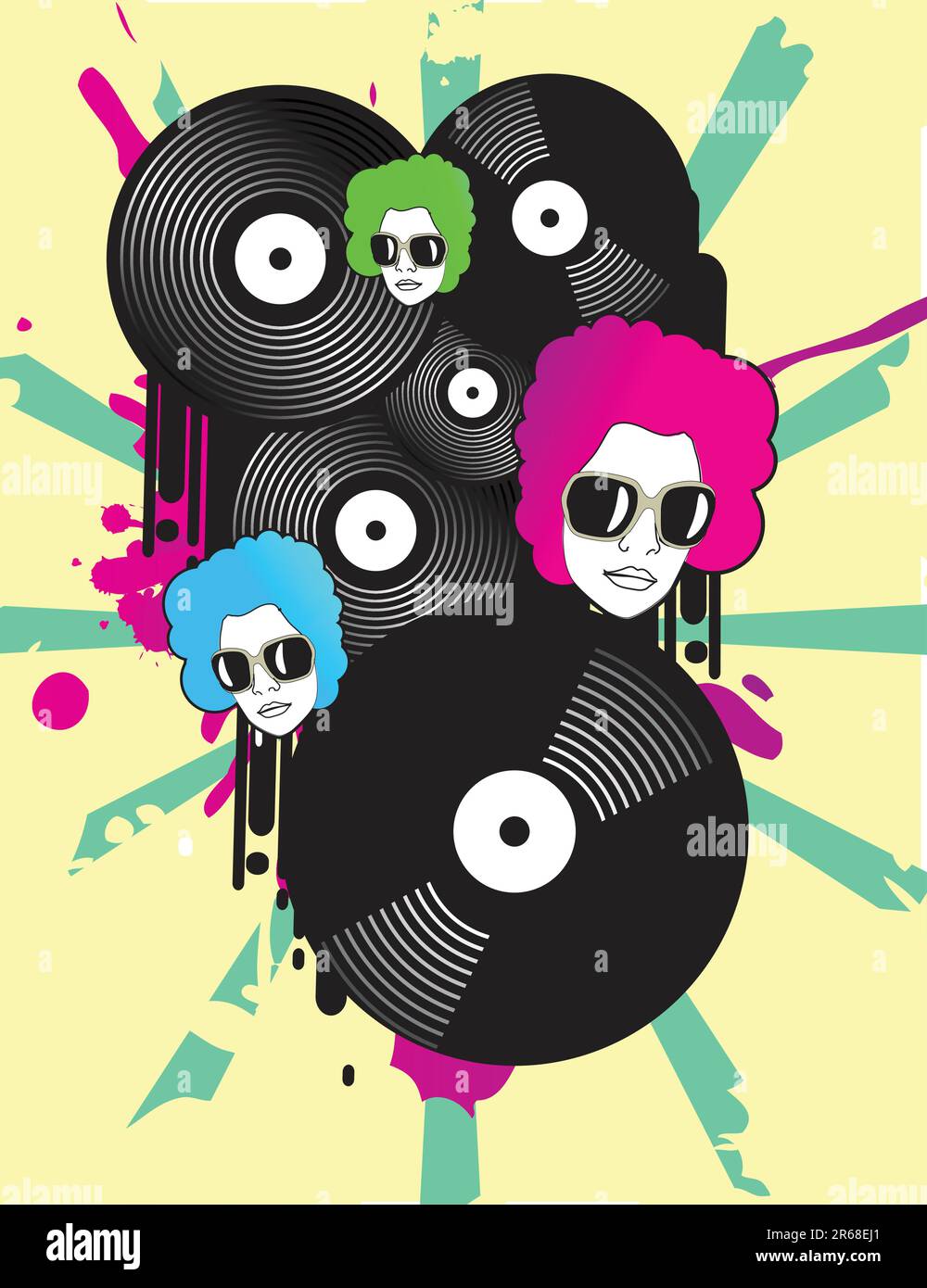 Vinyl graphics hi-res stock photography and images - Alamy