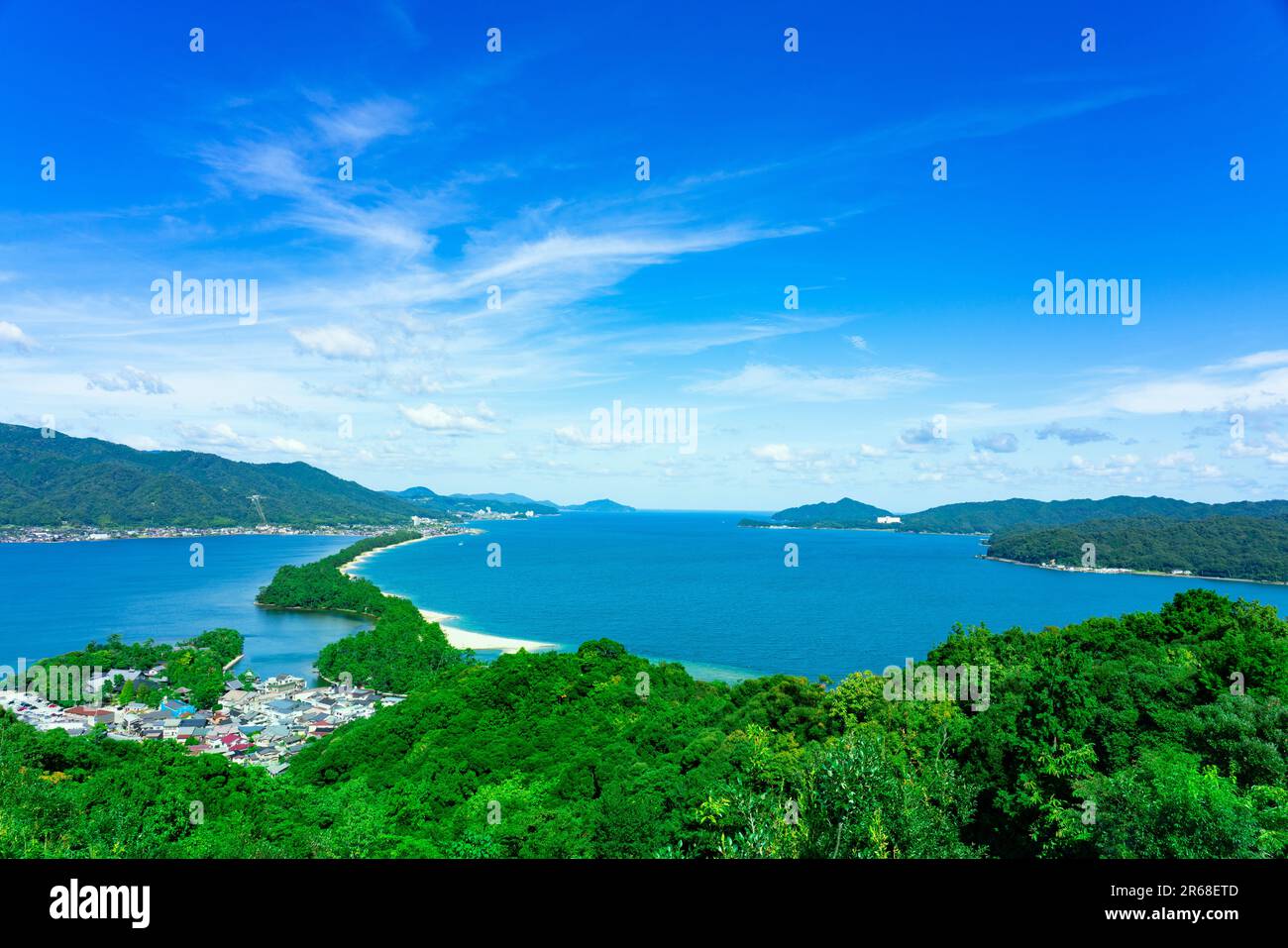 Amanohashidate and Miyazu Bay Stock Photo - Alamy
