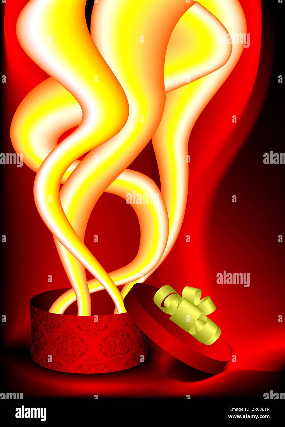 Magic gift, vector illustration Stock Vector Image & Art - Alamy