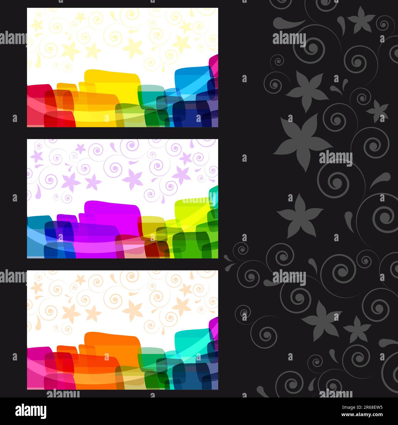 Beautiful gift card, vector illustration Stock Vector Image & Art - Alamy