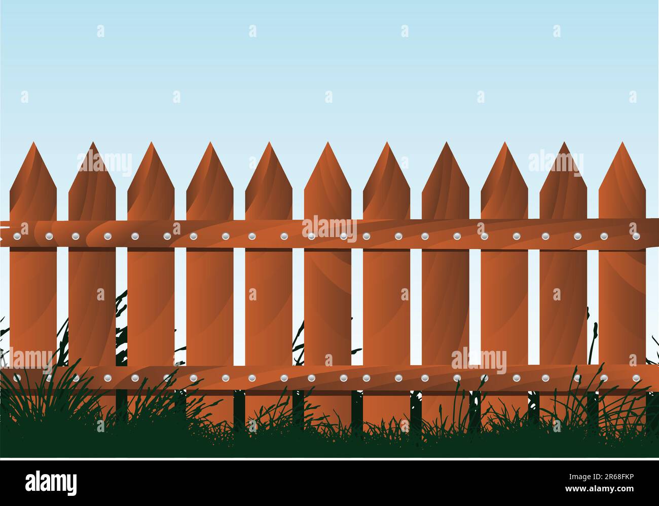 Separation fence Stock Vector Images - Alamy