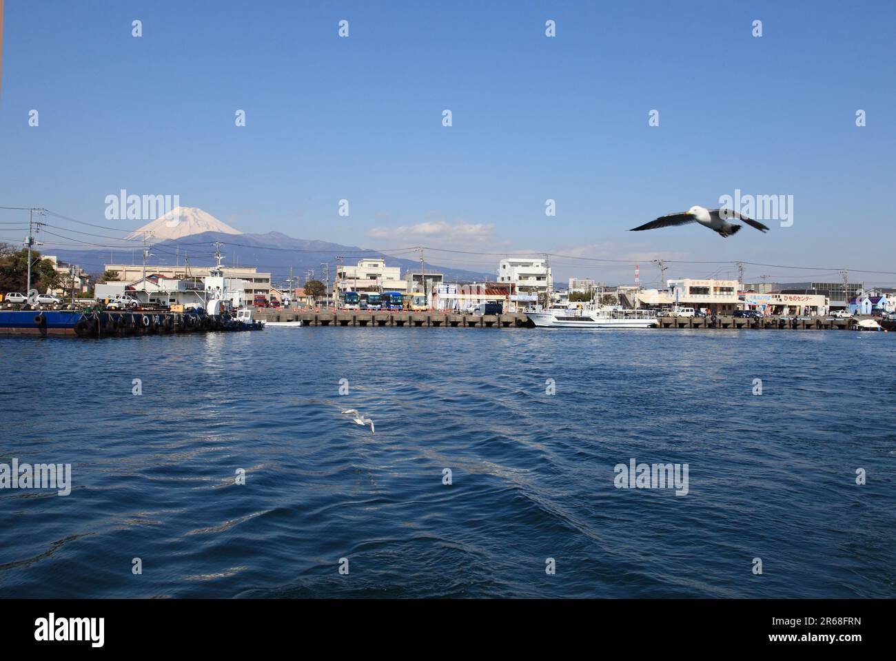 Numazu Port and Mt. Fuji Stock Photo - Alamy