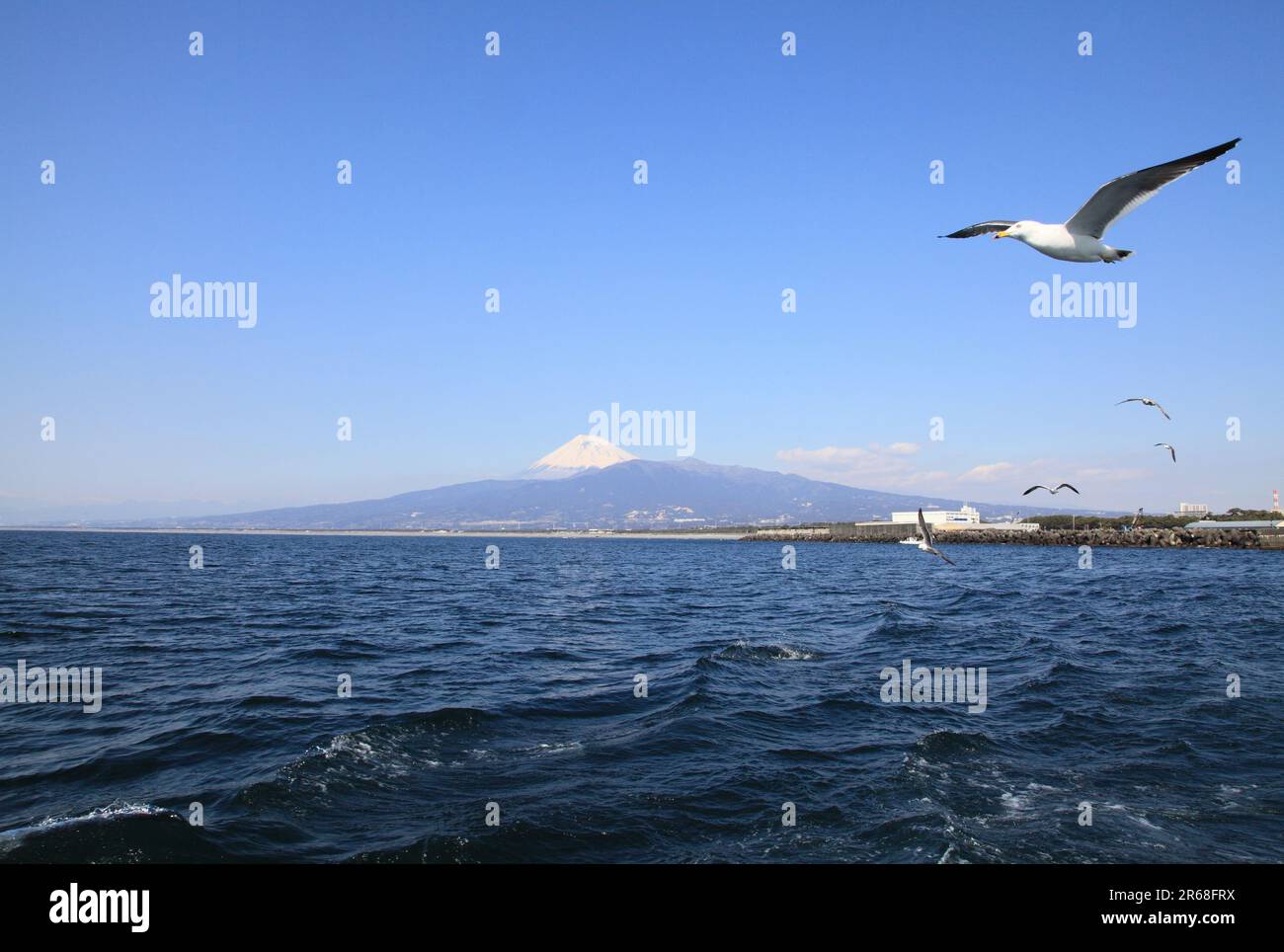 Numazu Port and Mt. Fuji Stock Photo - Alamy