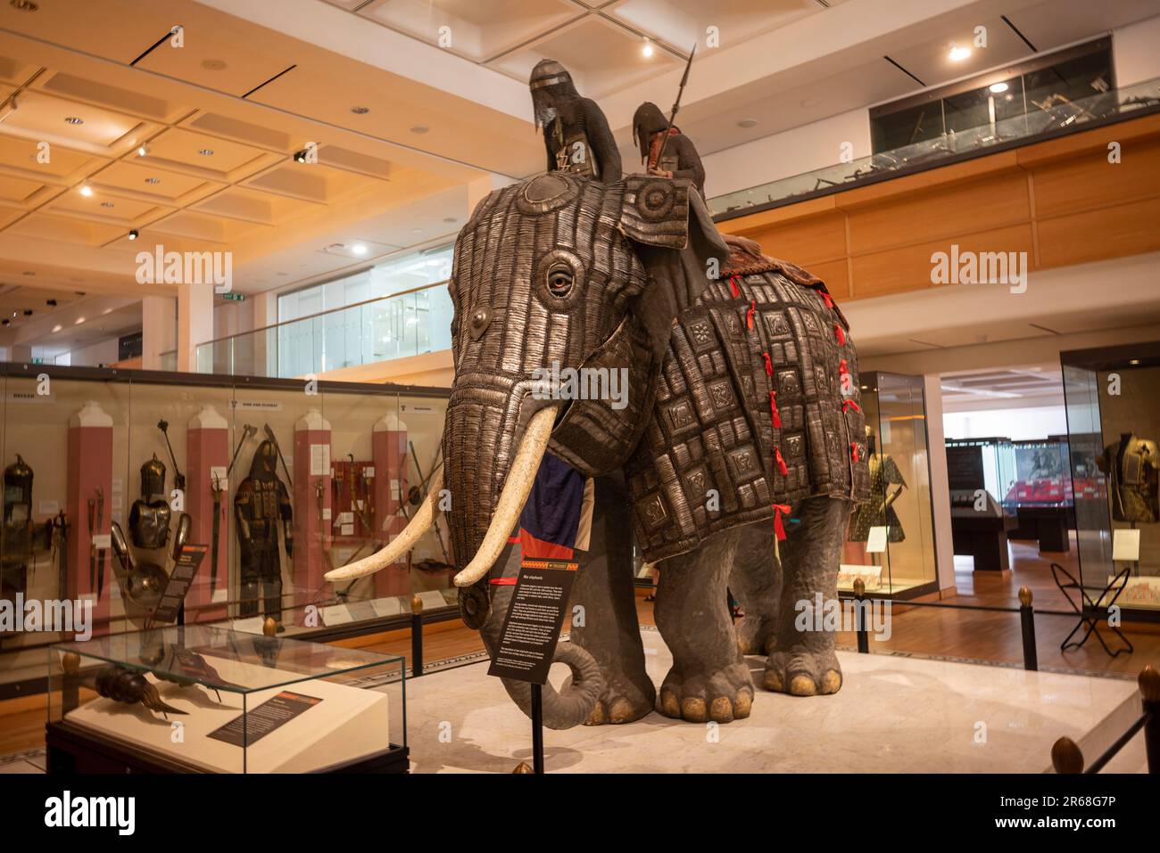 War Elephants exhibit at Royal Armouries Museum, Leeds Stock Photo - Alamy