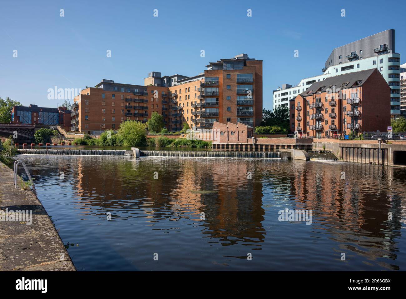 Modern apartment buildings around Leeds Dock, Leeds, UK Stock Photo - Alamy