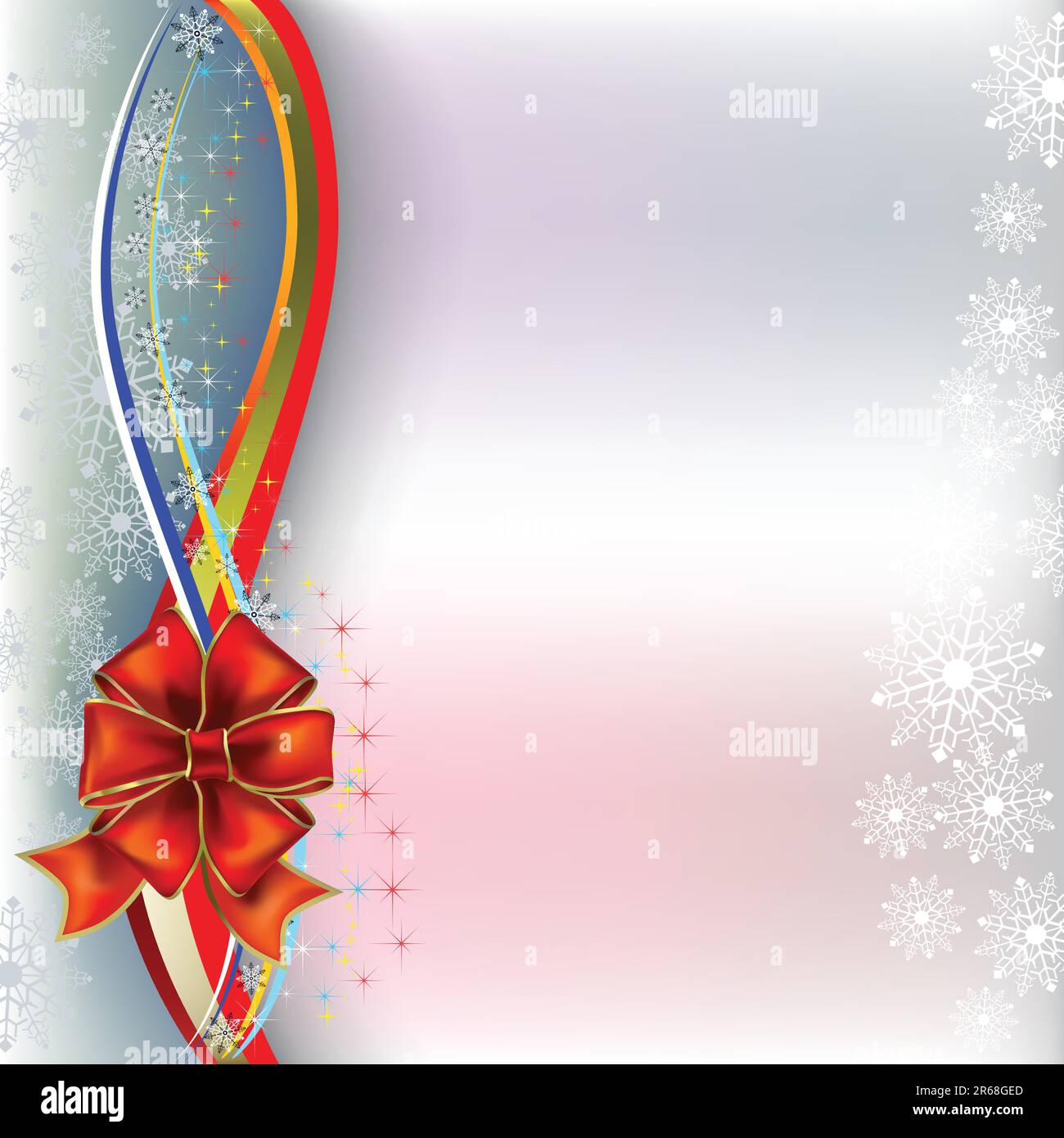 Christmas background ribbons colored Stock Vector Images - Alamy
