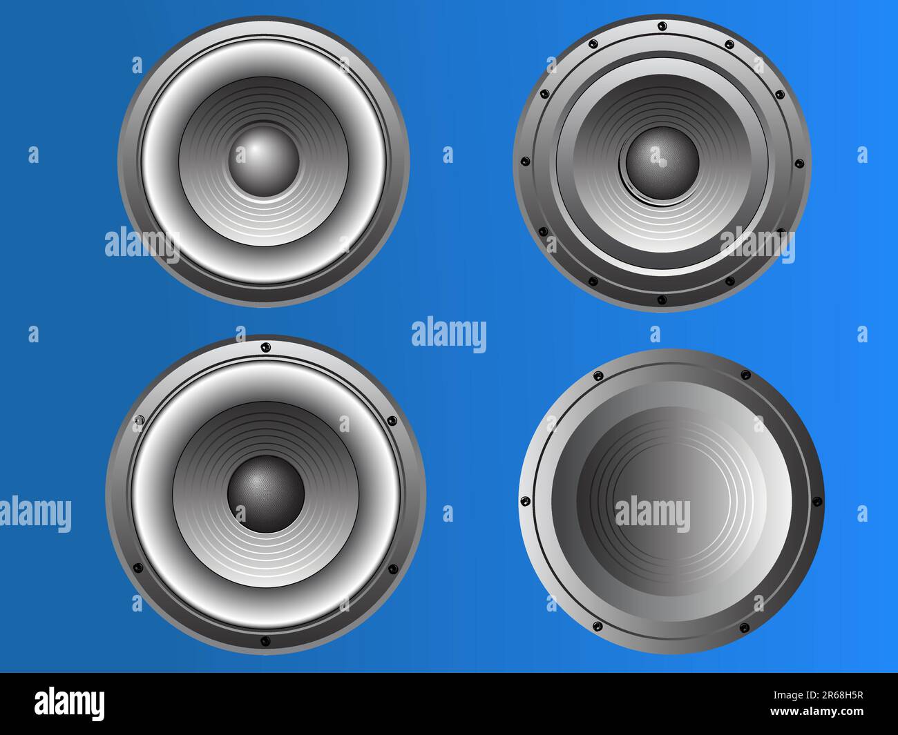 Stereo loudspeakers Stock Vector Images - Alamy