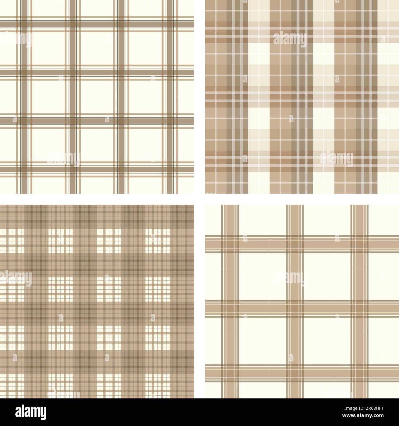 Beige check seamless fabric texture hi-res stock photography and images ...