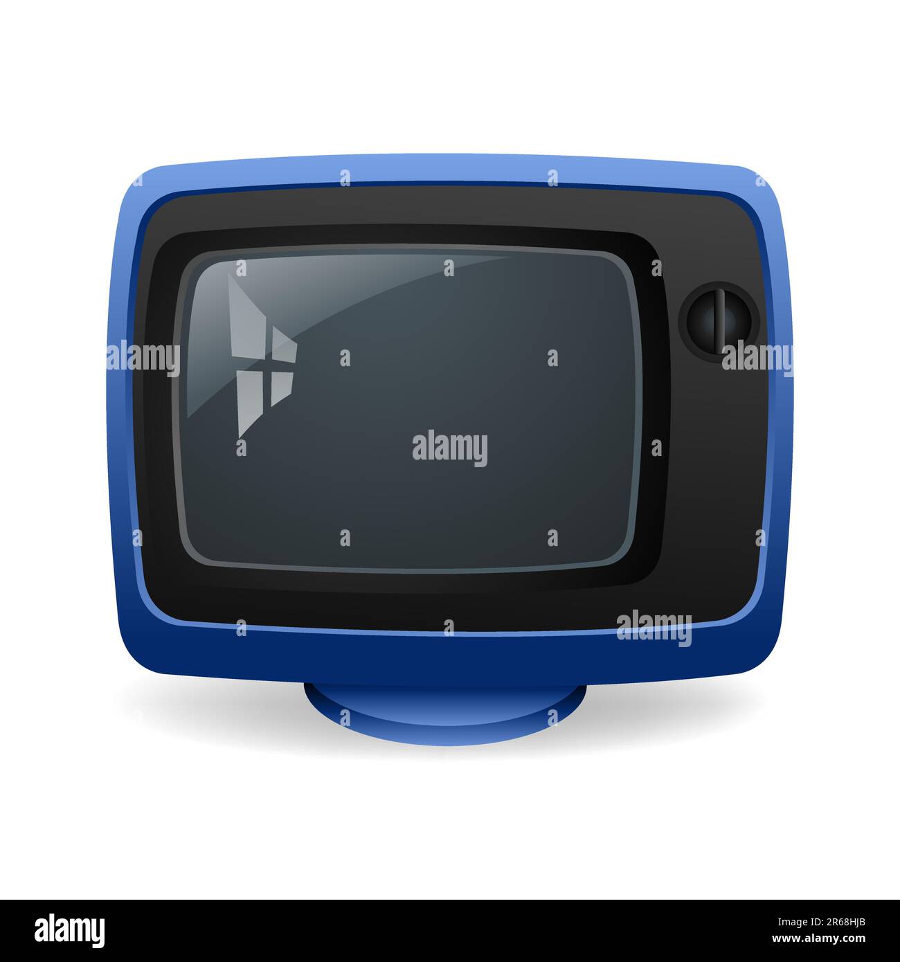 illustration of television on isolated background Stock Vector Image ...