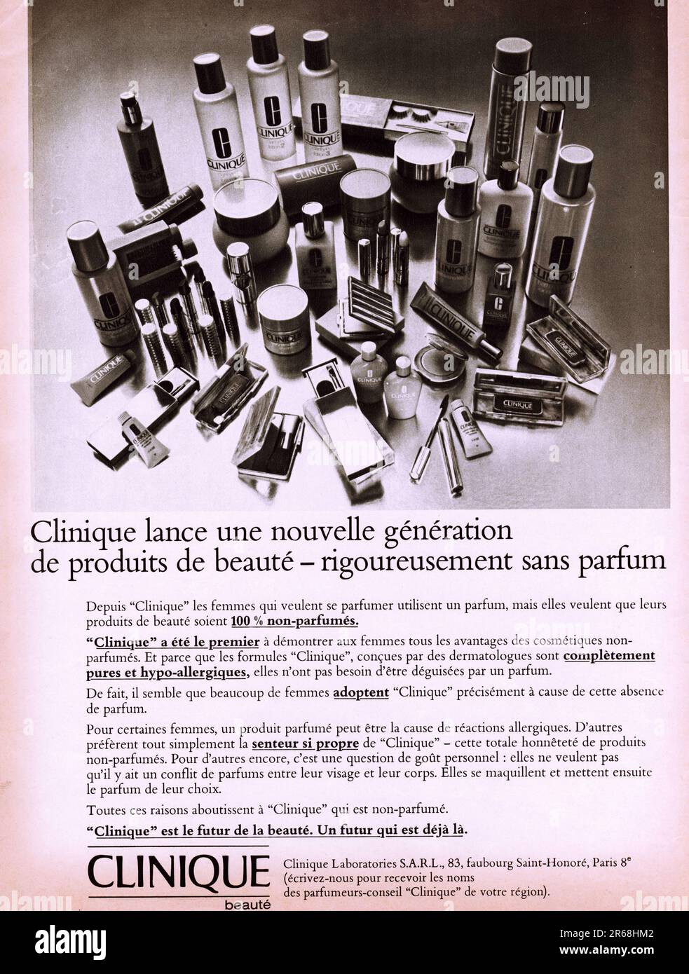 Clinique advert hi-res stock photography and images - Alamy