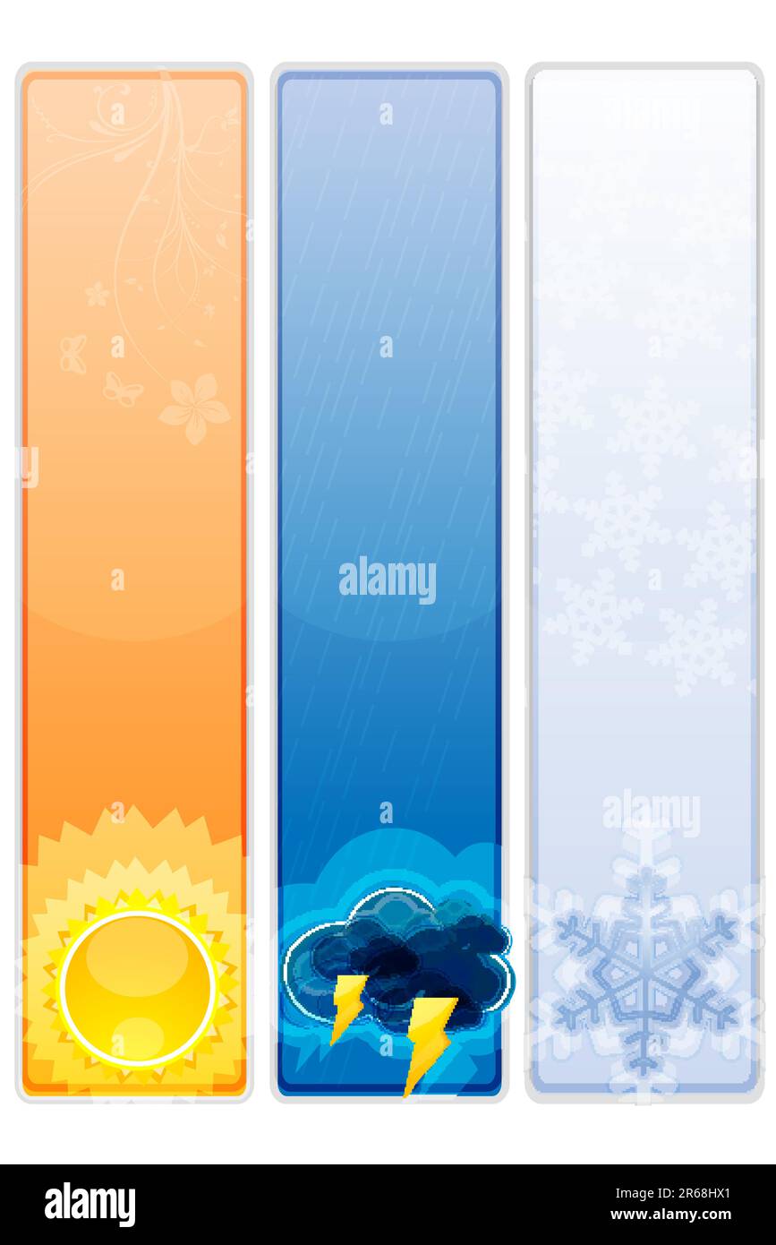 illustration of types of weather Stock Vector Image & Art - Alamy