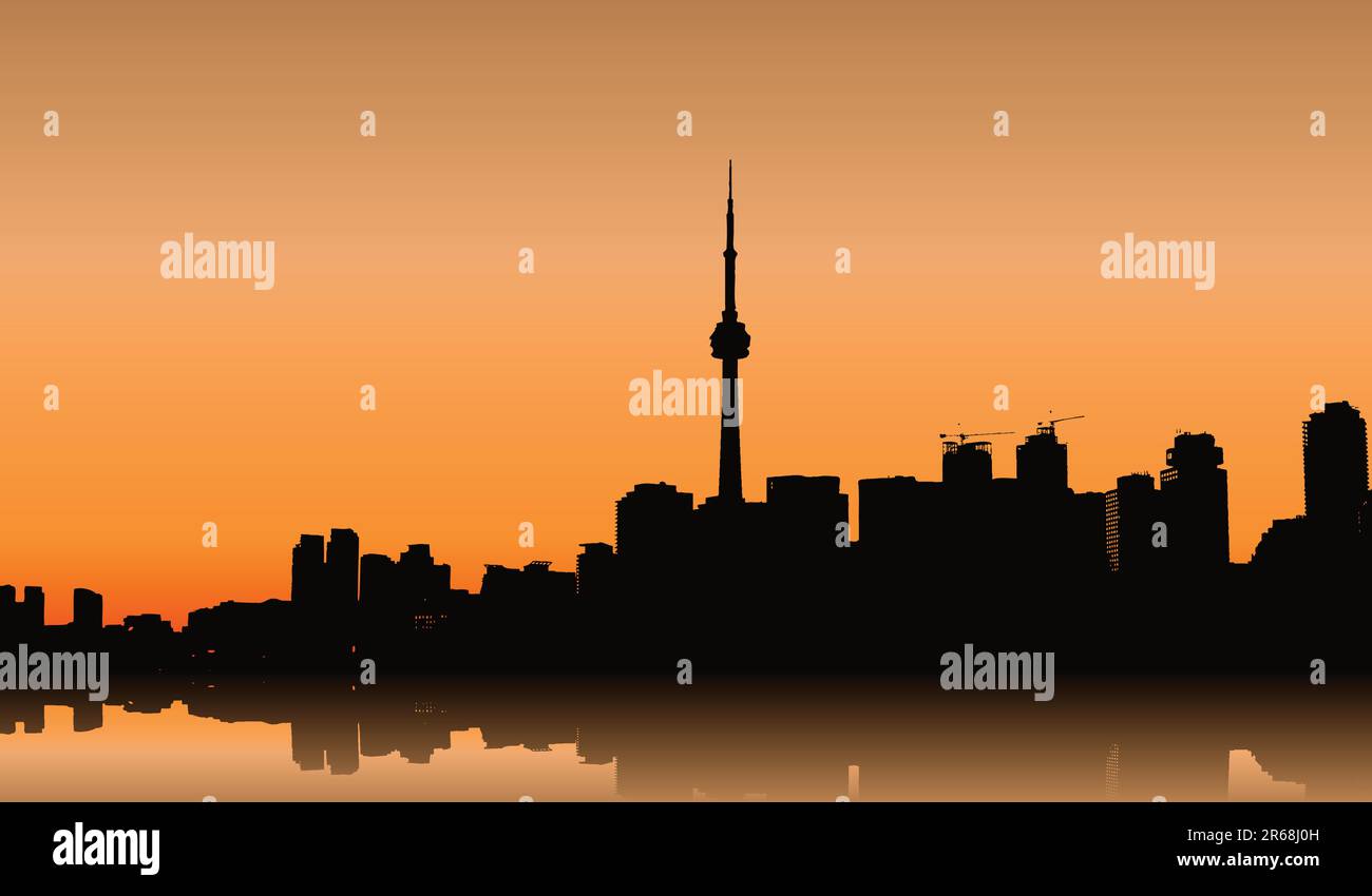 vector cityscape of Toronto Stock Vector Image & Art - Alamy