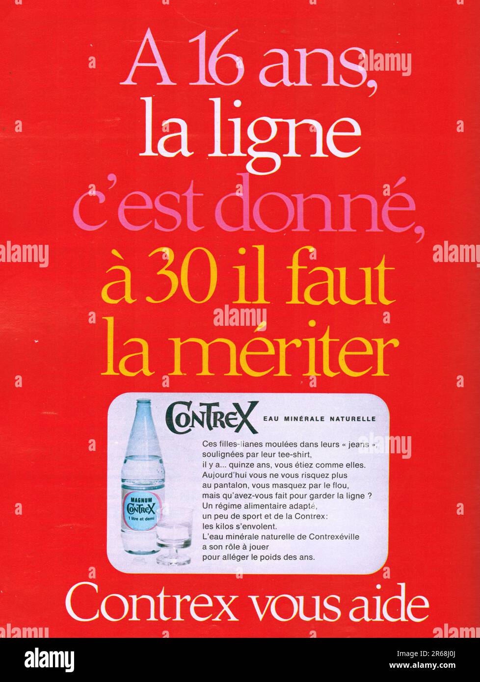 Contrex eau minerale naturelle publicite Contrex advertisement Contrex ...