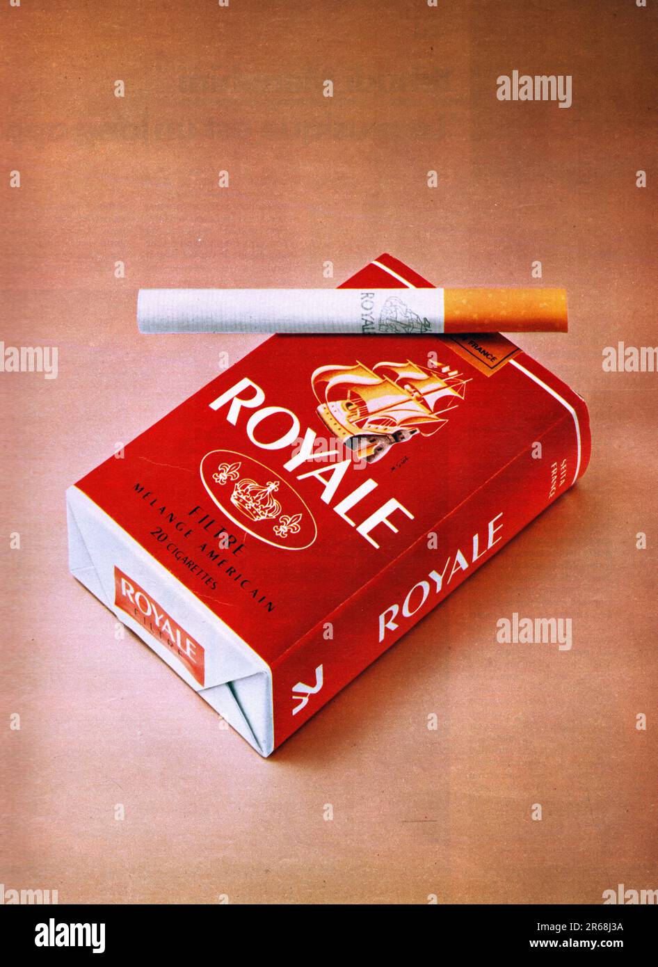 Royale cigarettes french commercial hi-res stock photography and images ...