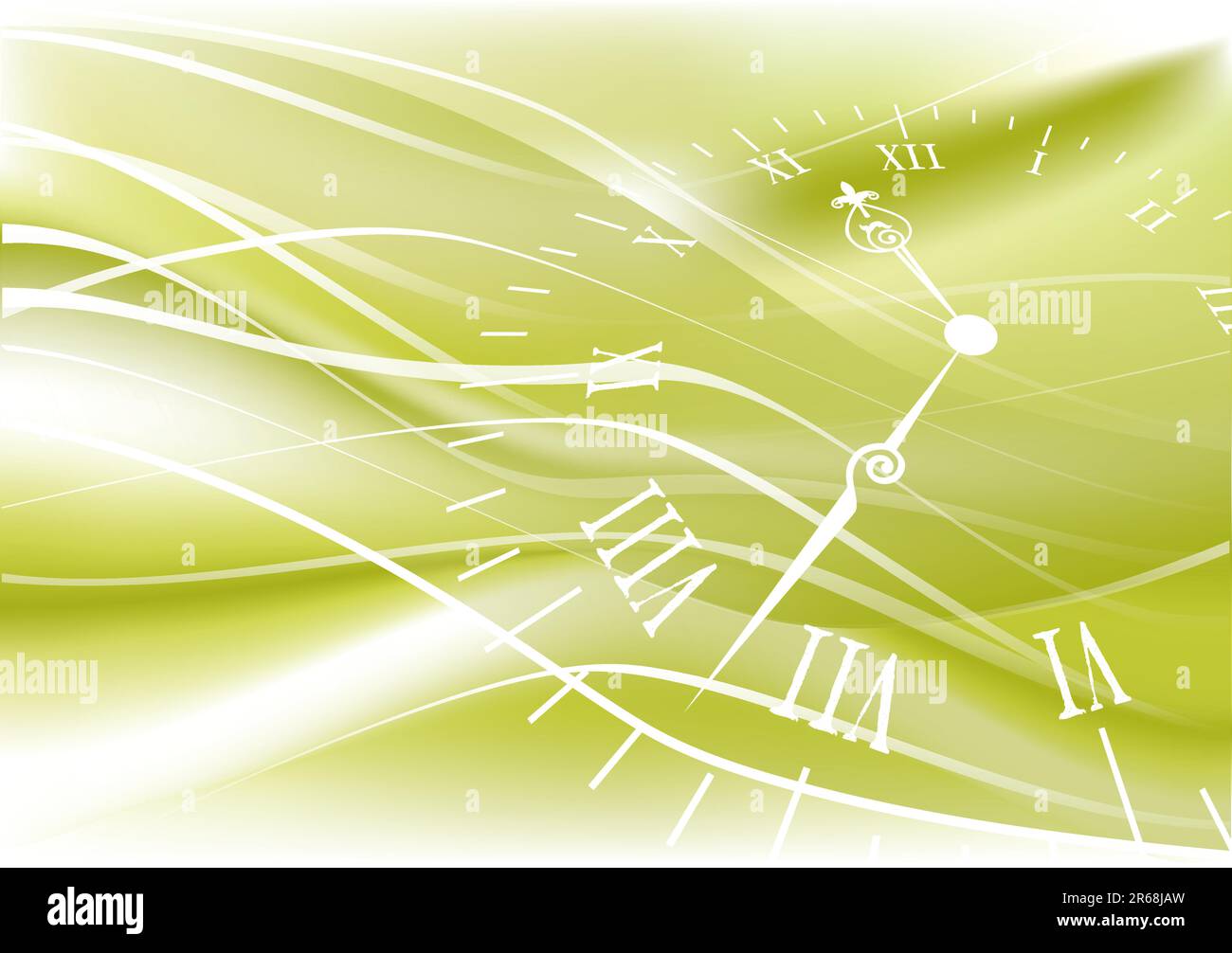 Time passing by concept in editable vector format Stock Vector Image ...